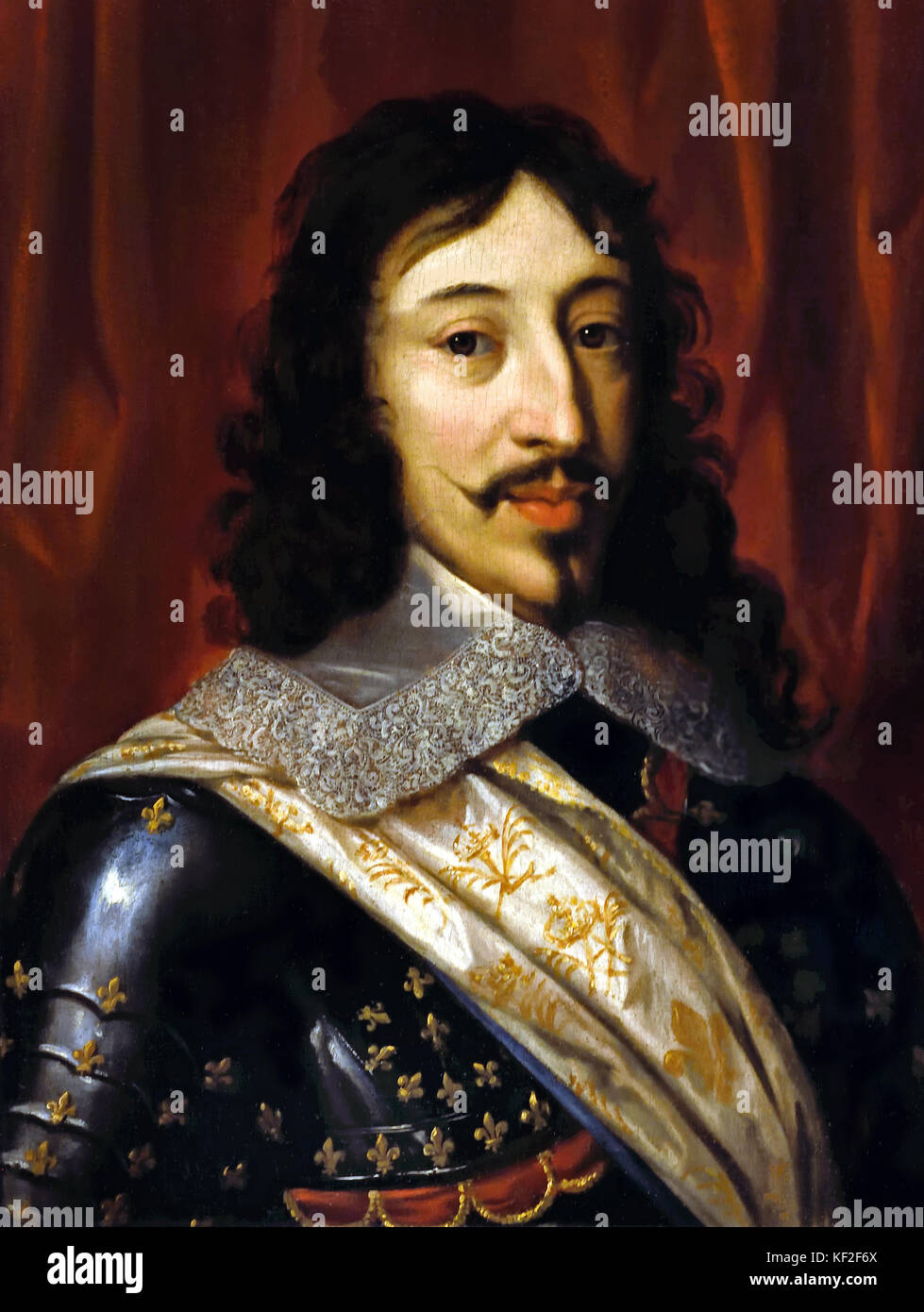 Portrait Louis XIII Roi de France ( Louis XIII 1601 - 1643 a été un ...