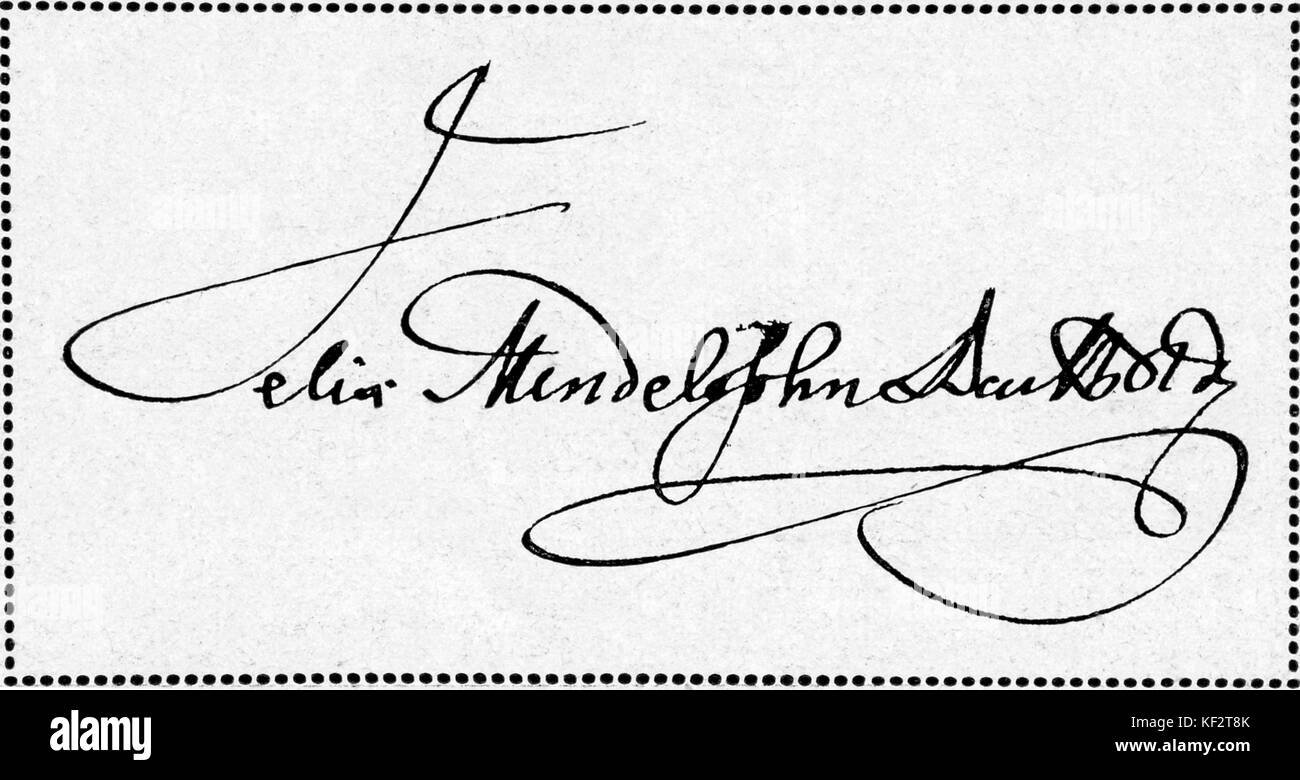 Fm signature Banque d'images noir et blanc - Alamy