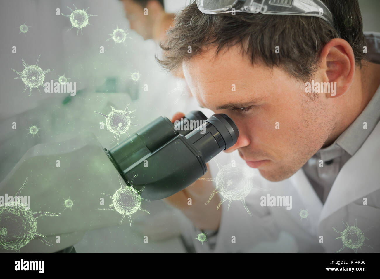 Virus Microscope Banque d'image et photos - Alamy