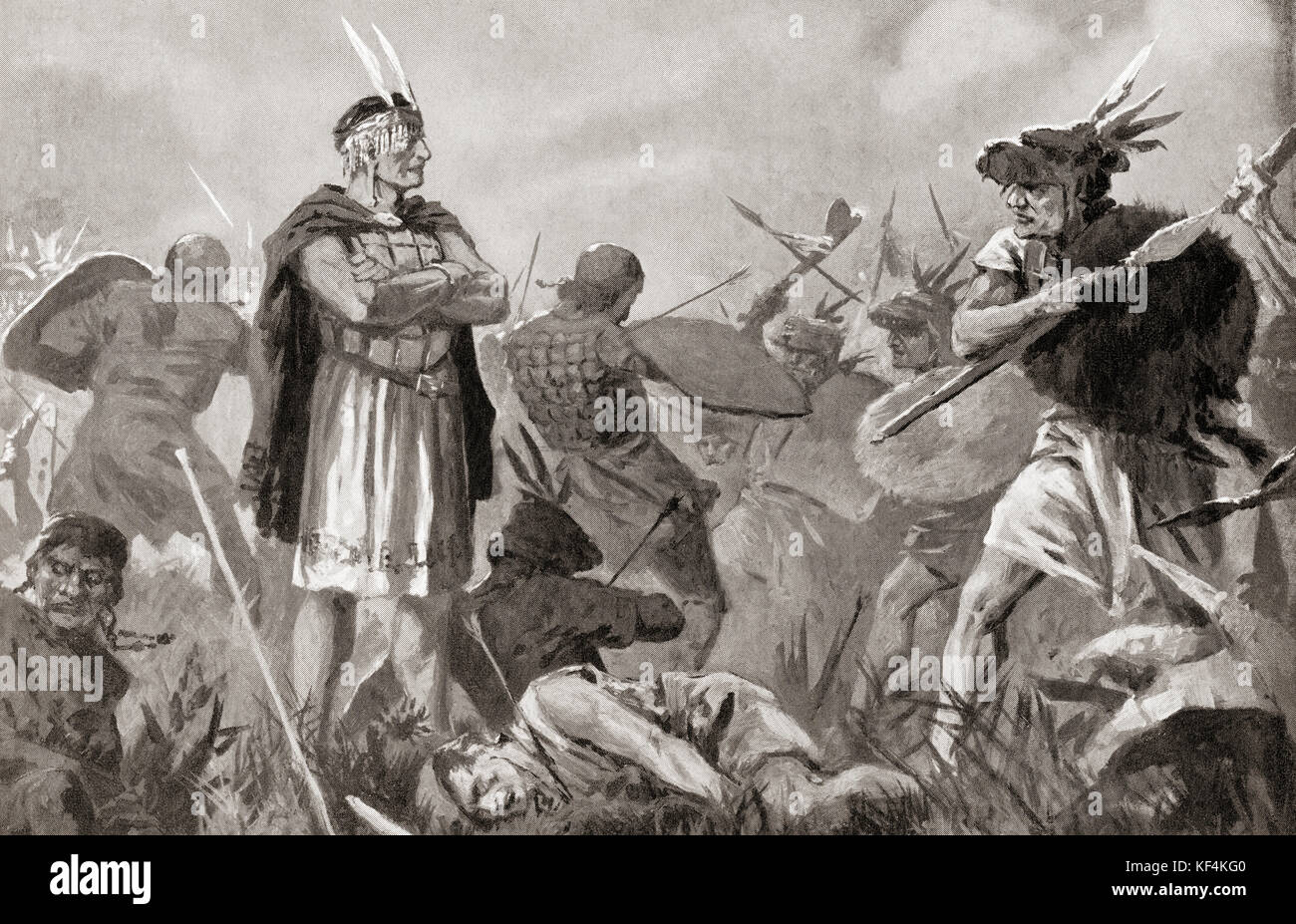 La défaite de son frère Huascar par Atauhualpa en 1532. Huáscar Inca ...