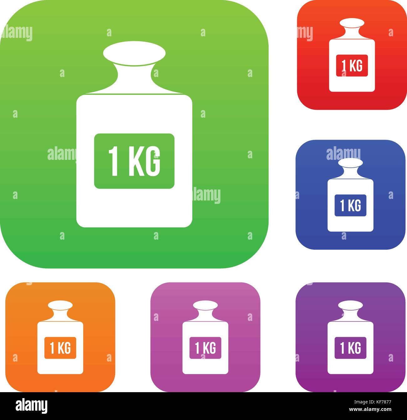 1 un kilo kg kilogramme Banque de photographies et d’images à haute ...