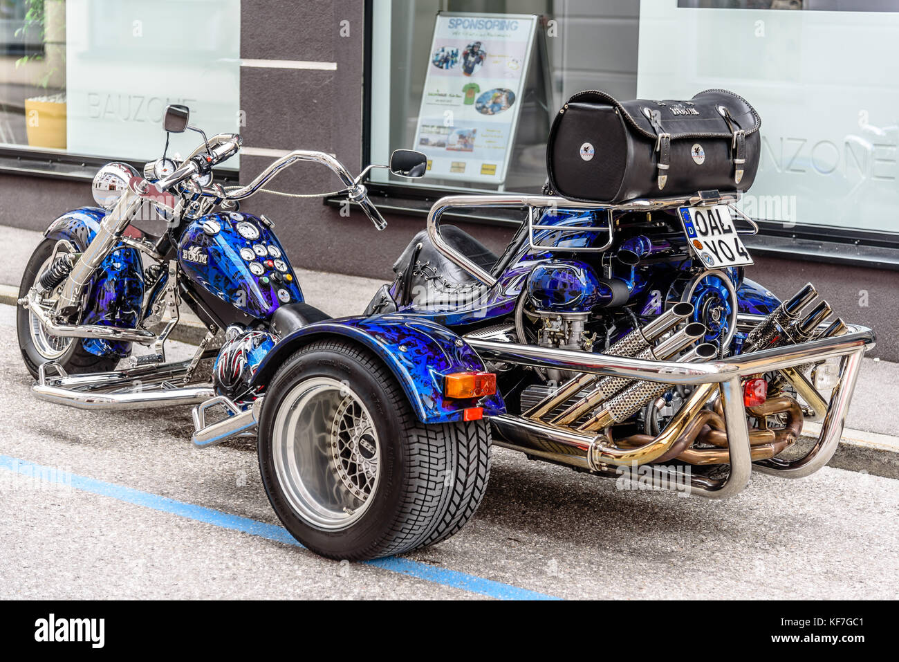 Harley davidson three wheel motor Banque de photographies et d’images à ...