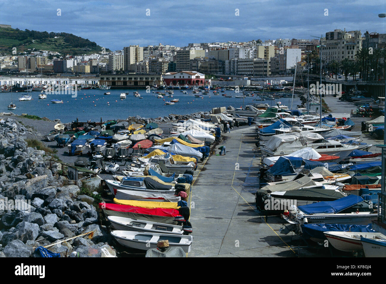Port de Ceuta au Maroc Photo Stock - Alamy