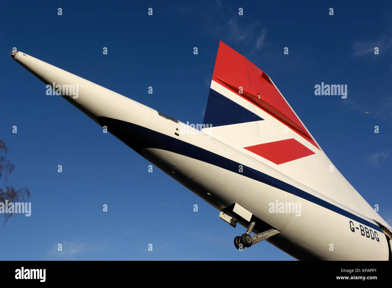 Concorde tail fin british airways Banque de photographies et d’images à ...