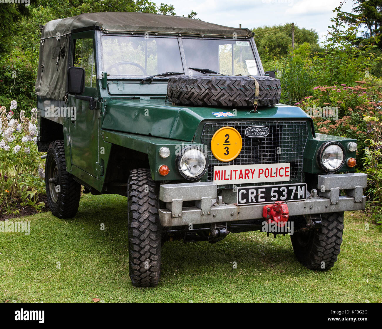 Ancienne série portable air land rover (léger Photo Stock - Alamy