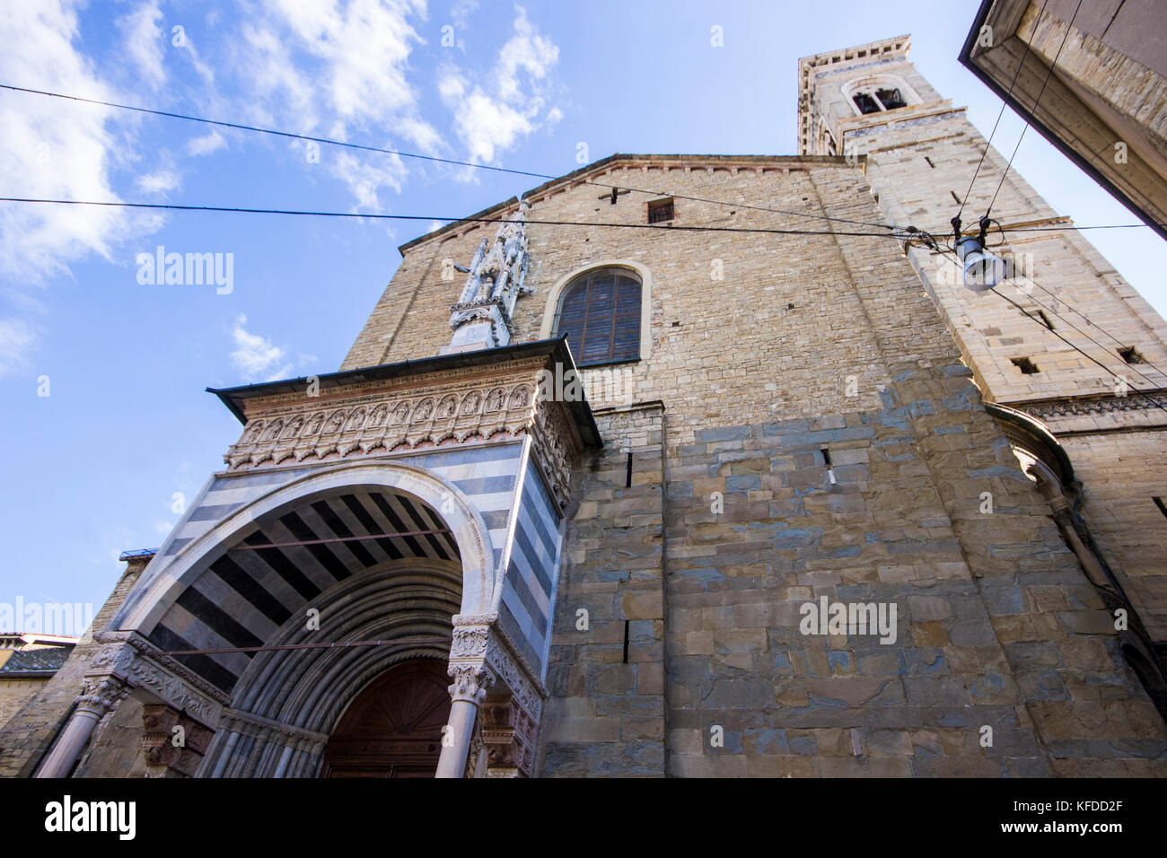 La basilique de Santa Maria Maggiore, original avec un plan en croix ...