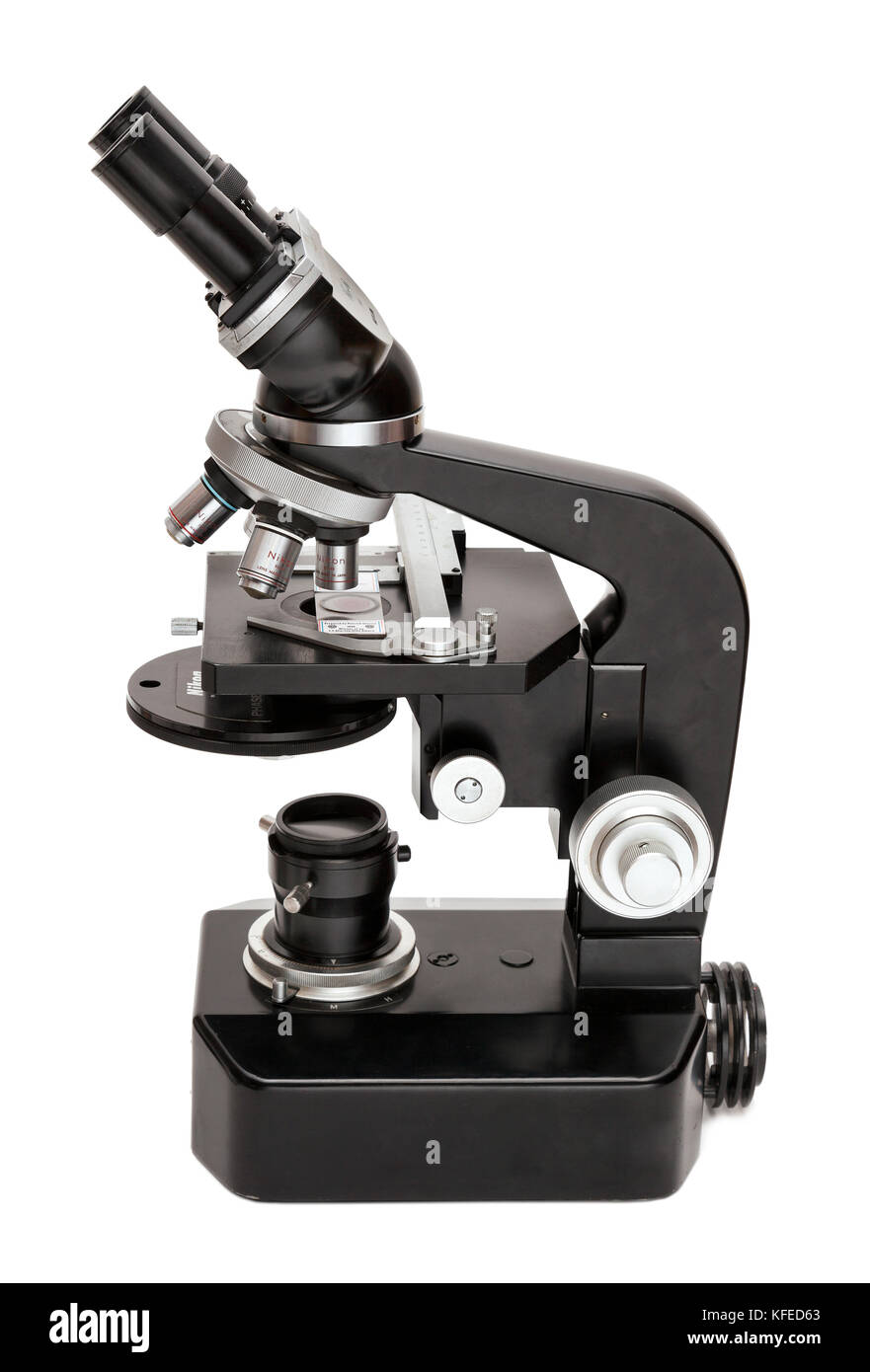 Microscope contraste de phase Banque d'images détourées - Alamy