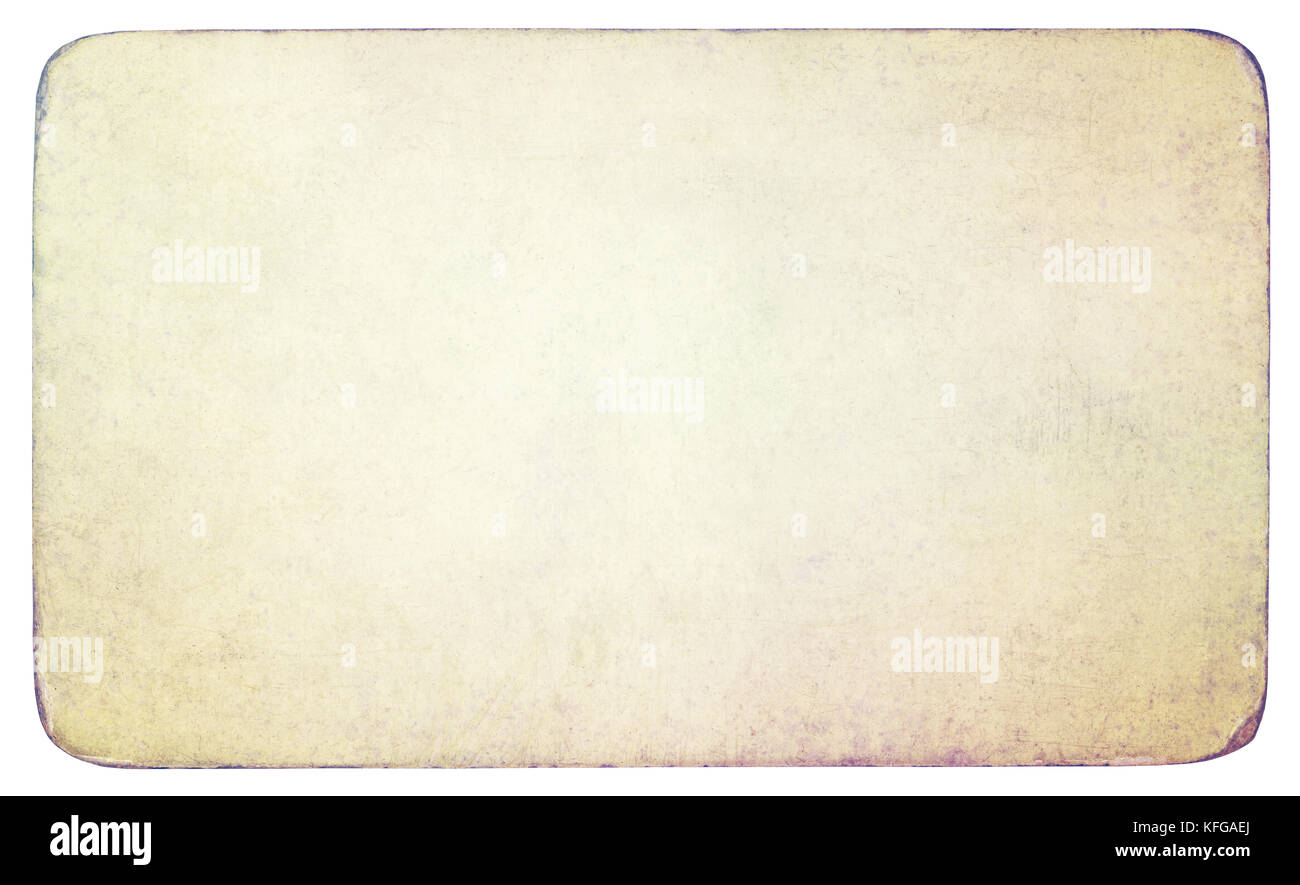 Vieux papier isolé sur fond blanc Banque de photographies et d’images à ...