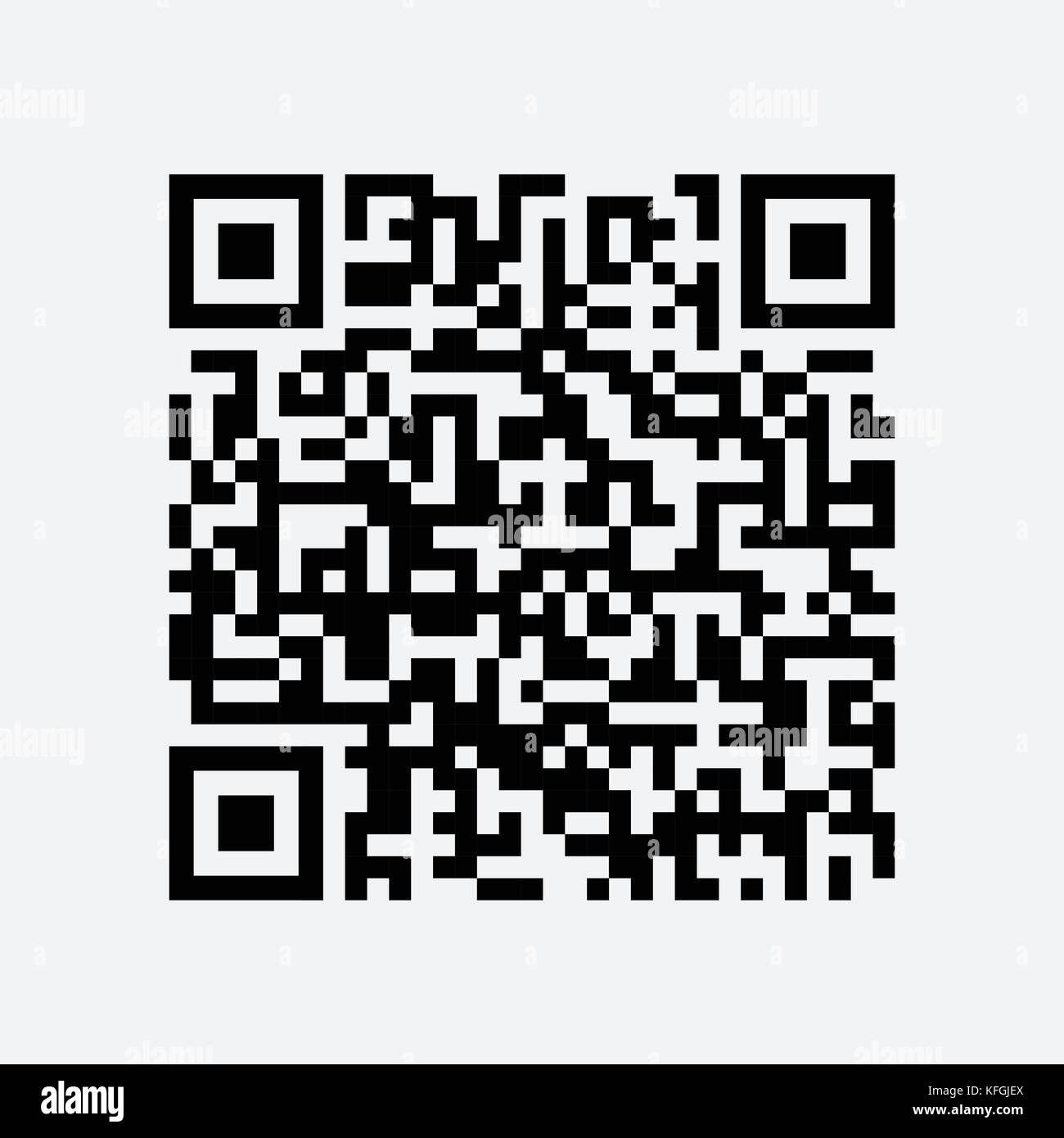 Exemple de code qr pour smartphone l'icône balayage Image Vectorielle ...