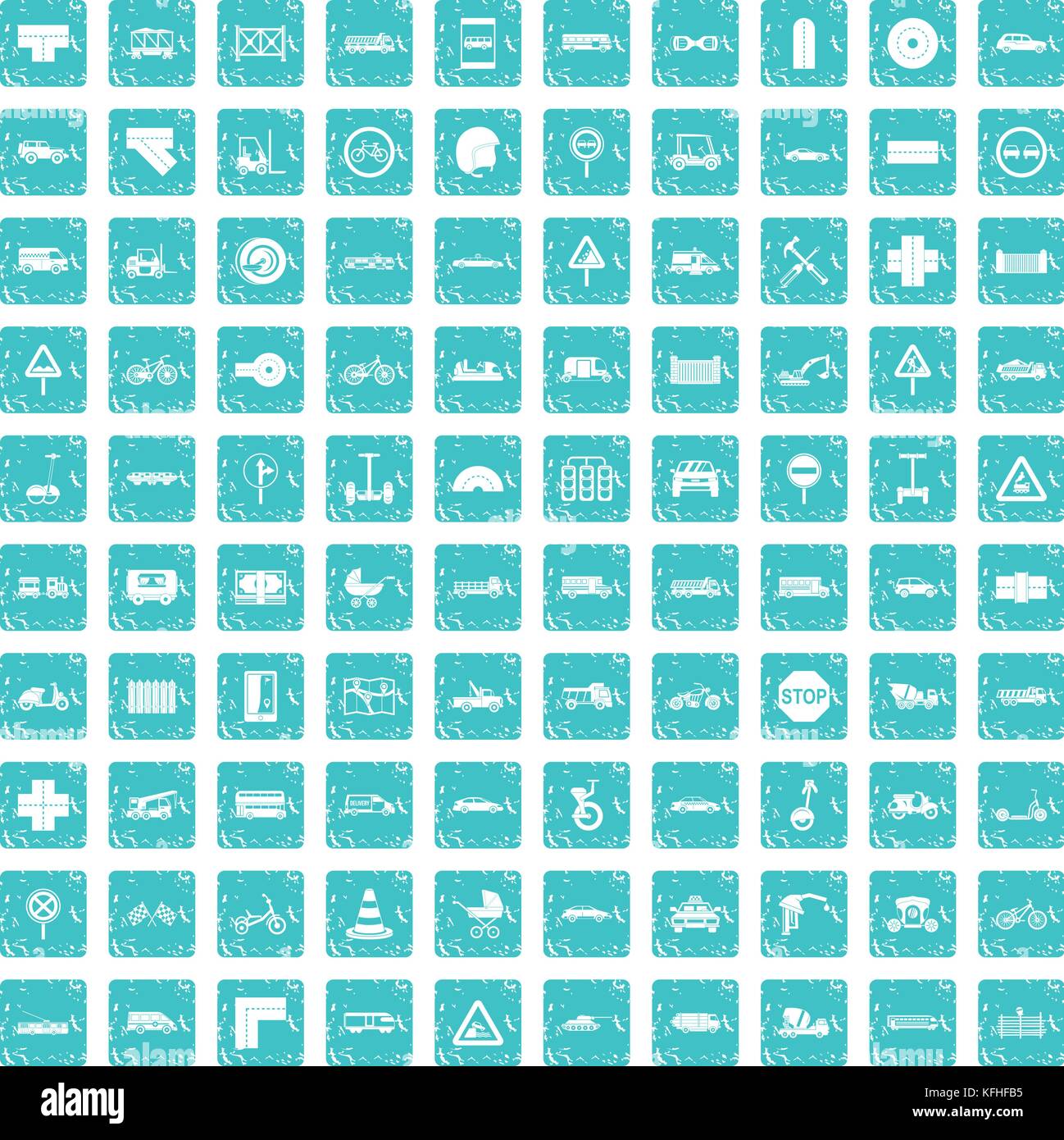 Scooter bleu clair Banque d'images vectorielles - Alamy