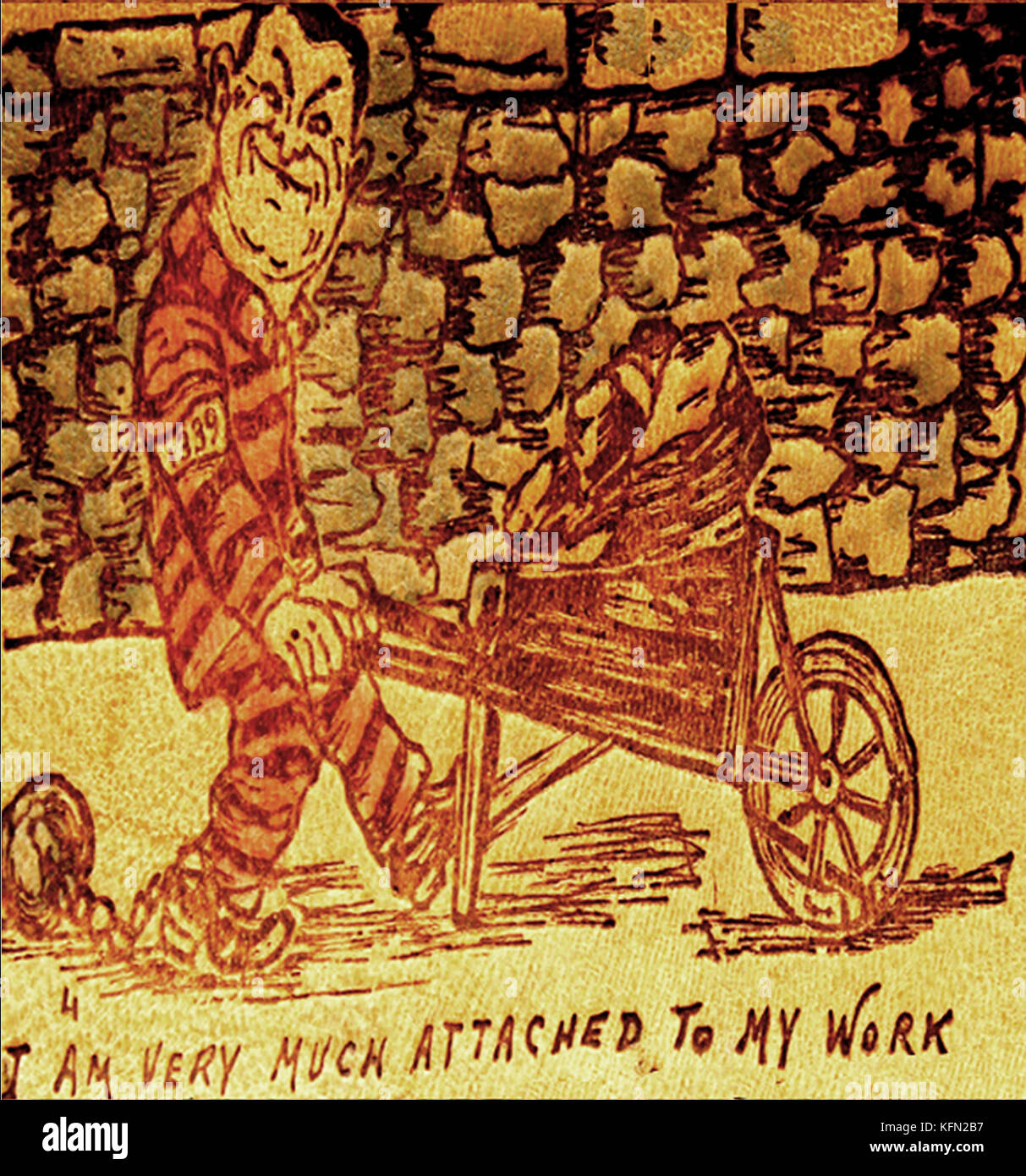 HISTOIRE DU TABAC - Cartoon - UK prison vernaculaire définit le tabac ...