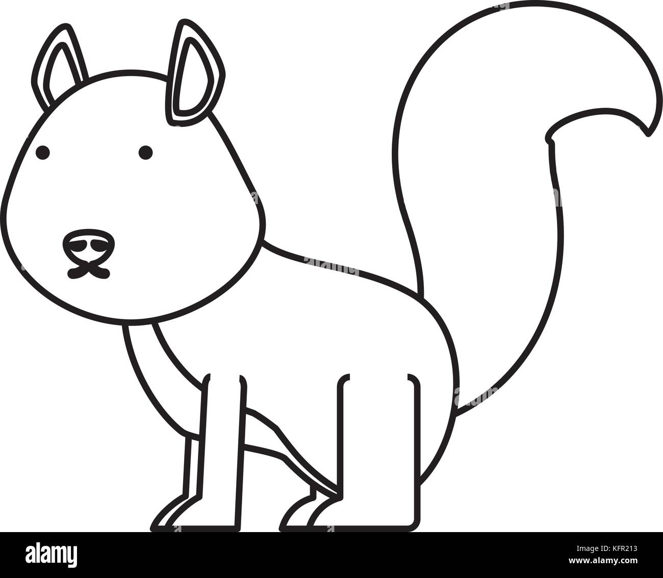 Tamia rayé Banque d'images vectorielles - Alamy