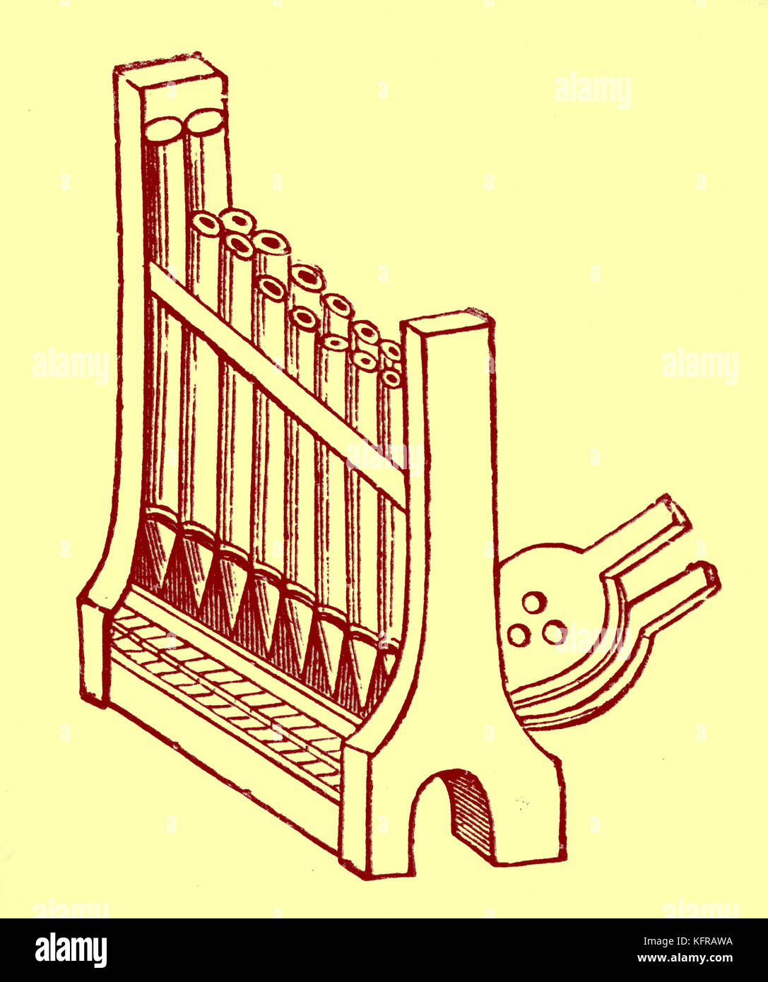 Instruments de musique au moyen age Banque de photographies et d’images ...