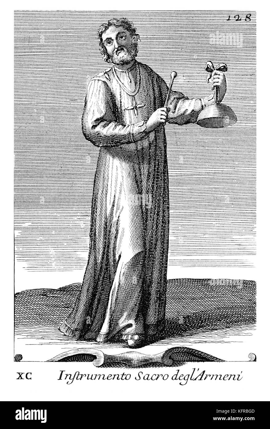 Insturmento Sacro degl'Armeni - tongueless bell frappé par barre de fer ...