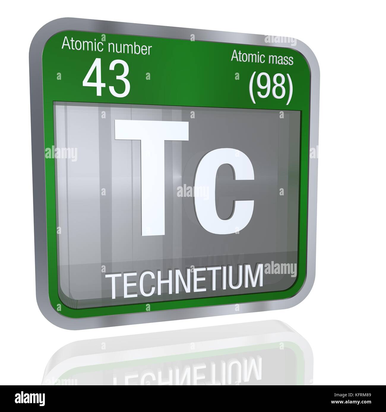 Technetium atomic structure Banque de photographies et d’images à haute ...