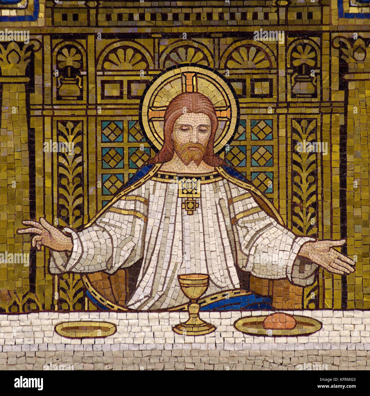 Jesus and last supper Banque de photographies et d’images à haute ...