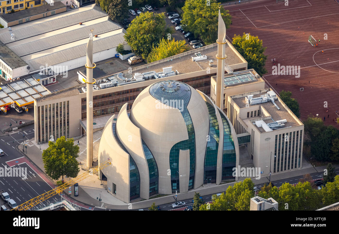 Mosquée centrale de Cologne, mosquée, à l'intérieur de la Fuchsstrasse ...