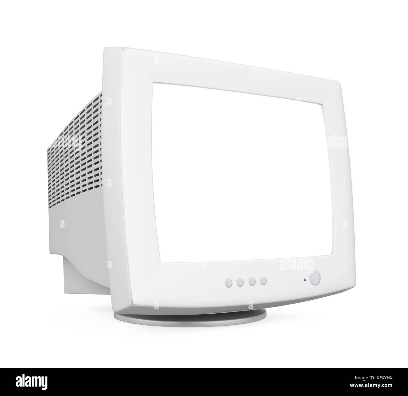 Old crt monitor screen display Banque de photographies et d’images à ...