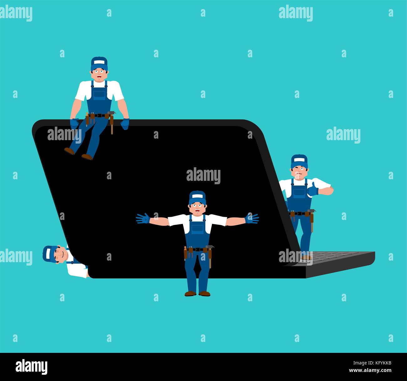 Miniature figurines Banque d'images vectorielles - Alamy