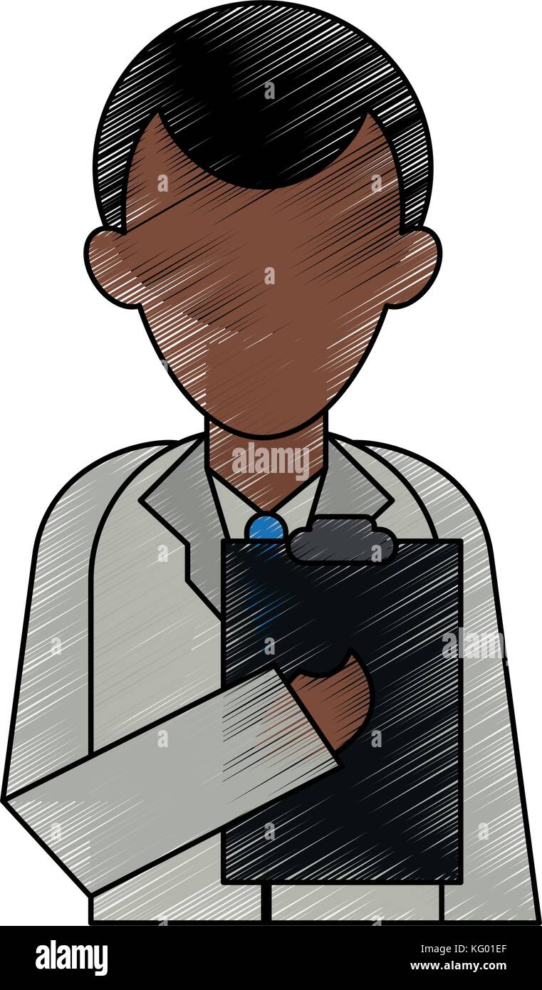 Dessin animé avatar médecin Image Vectorielle Stock - Alamy