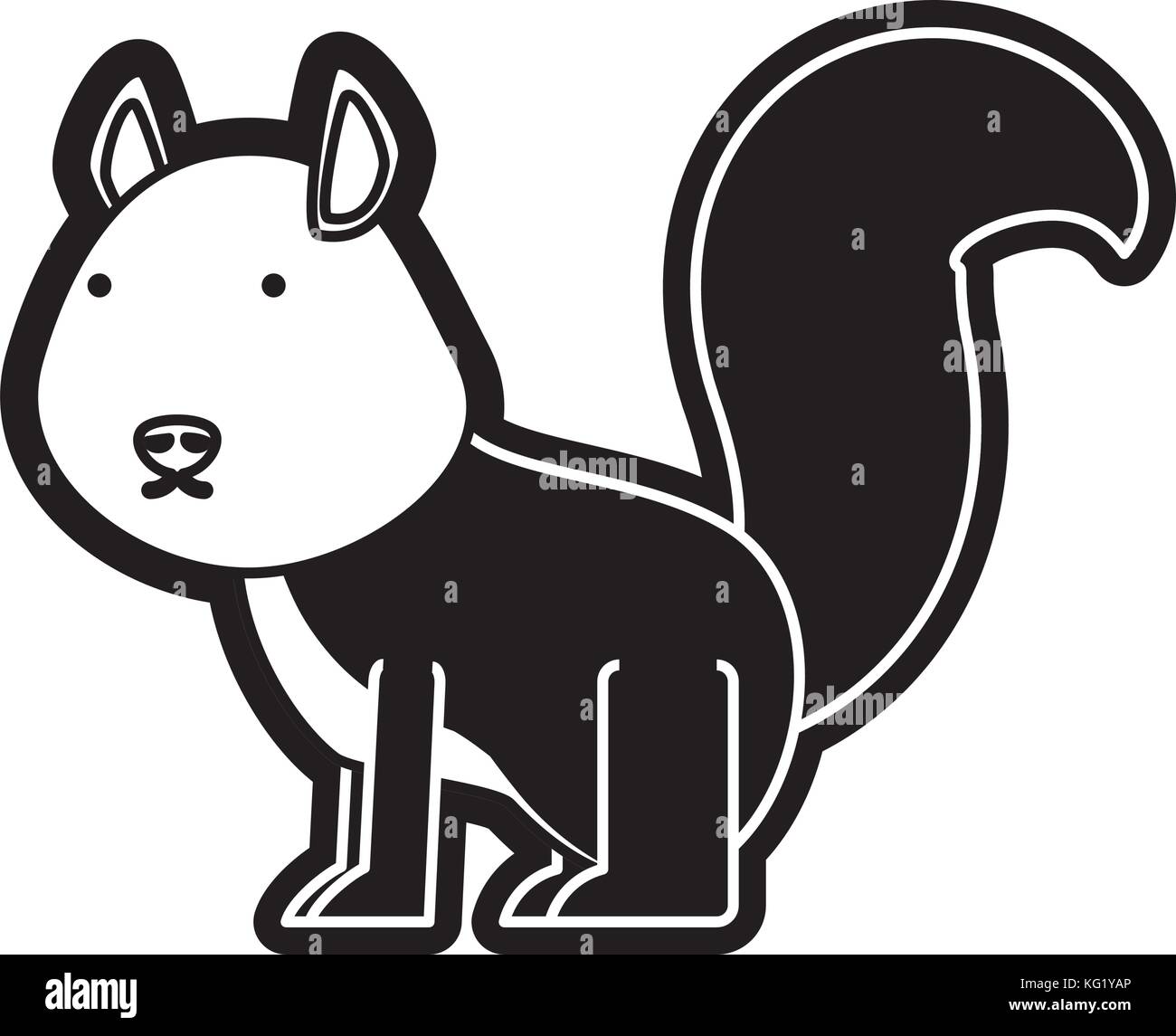 Tamia rayé Banque d'images vectorielles - Alamy