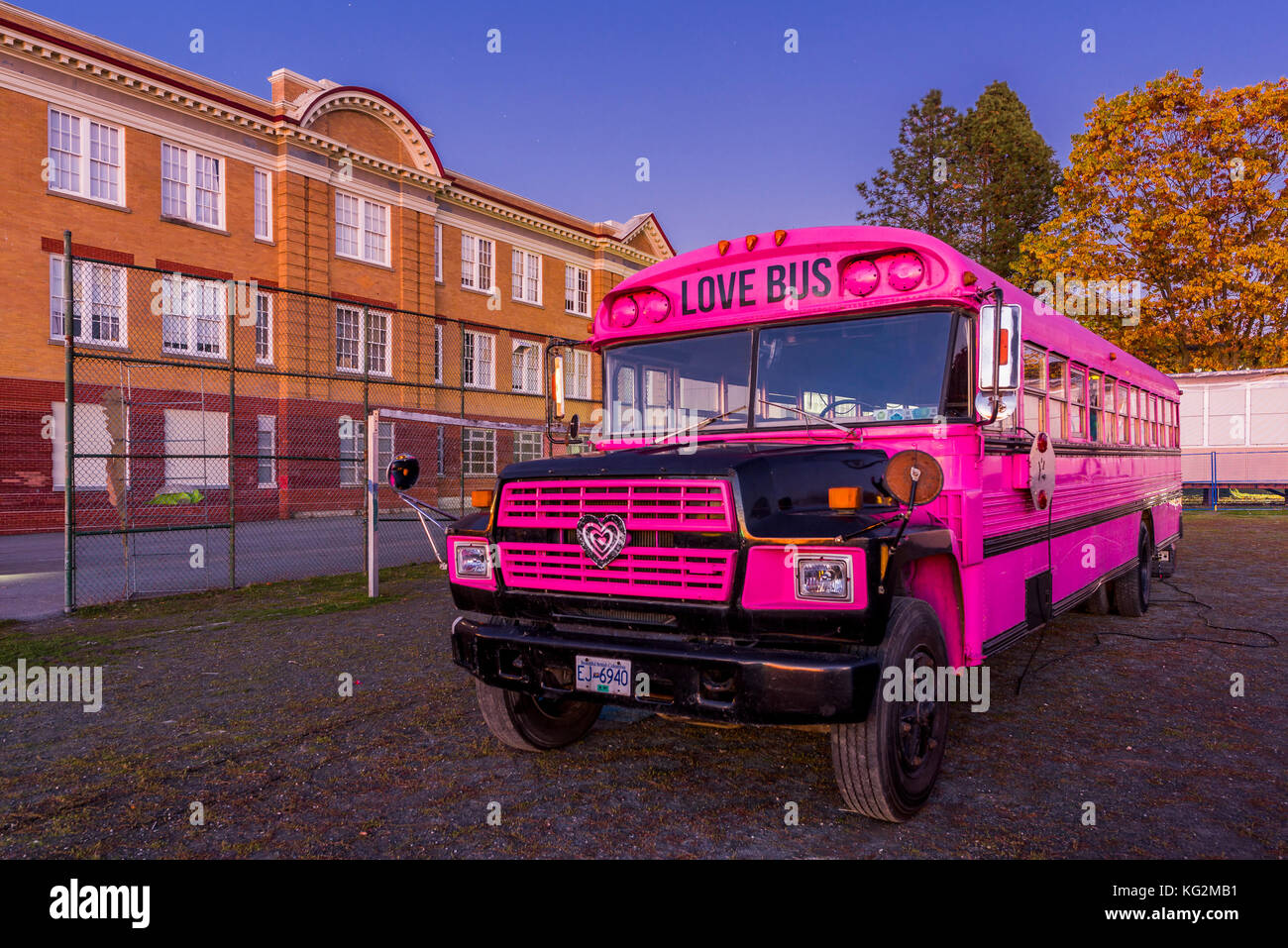 Pink bus Banque de photographies et d’images à haute résolution - Alamy