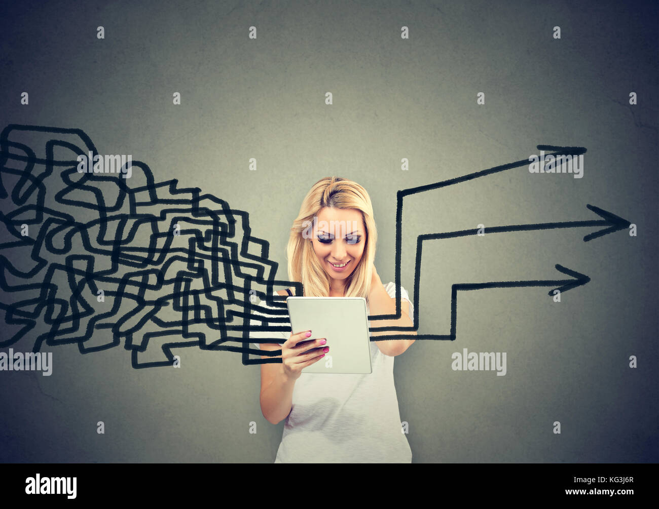 Computer Confusion Banque d'image et photos - Alamy