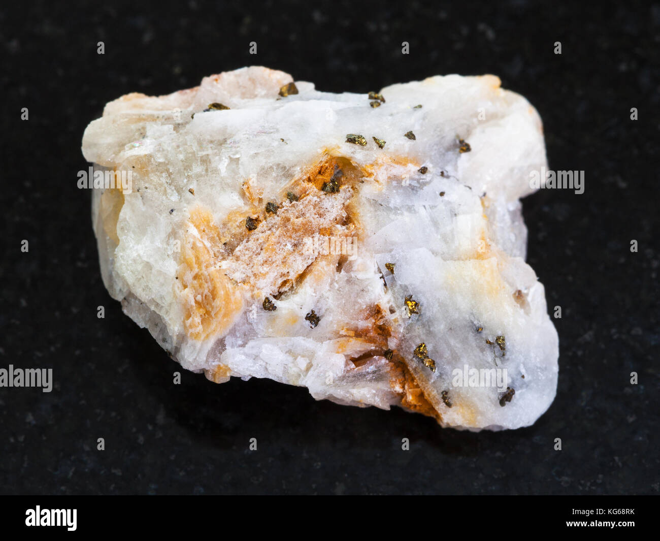 Texture de roche avec veine de quartz Banque de photographies et d ...