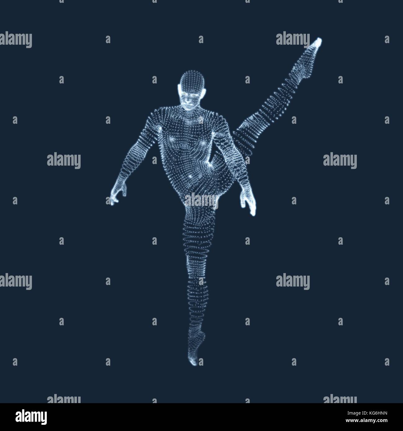 Gymnaste. l'homme. Modèle 3d de l'homme. corps humain. Voir modèle de ...