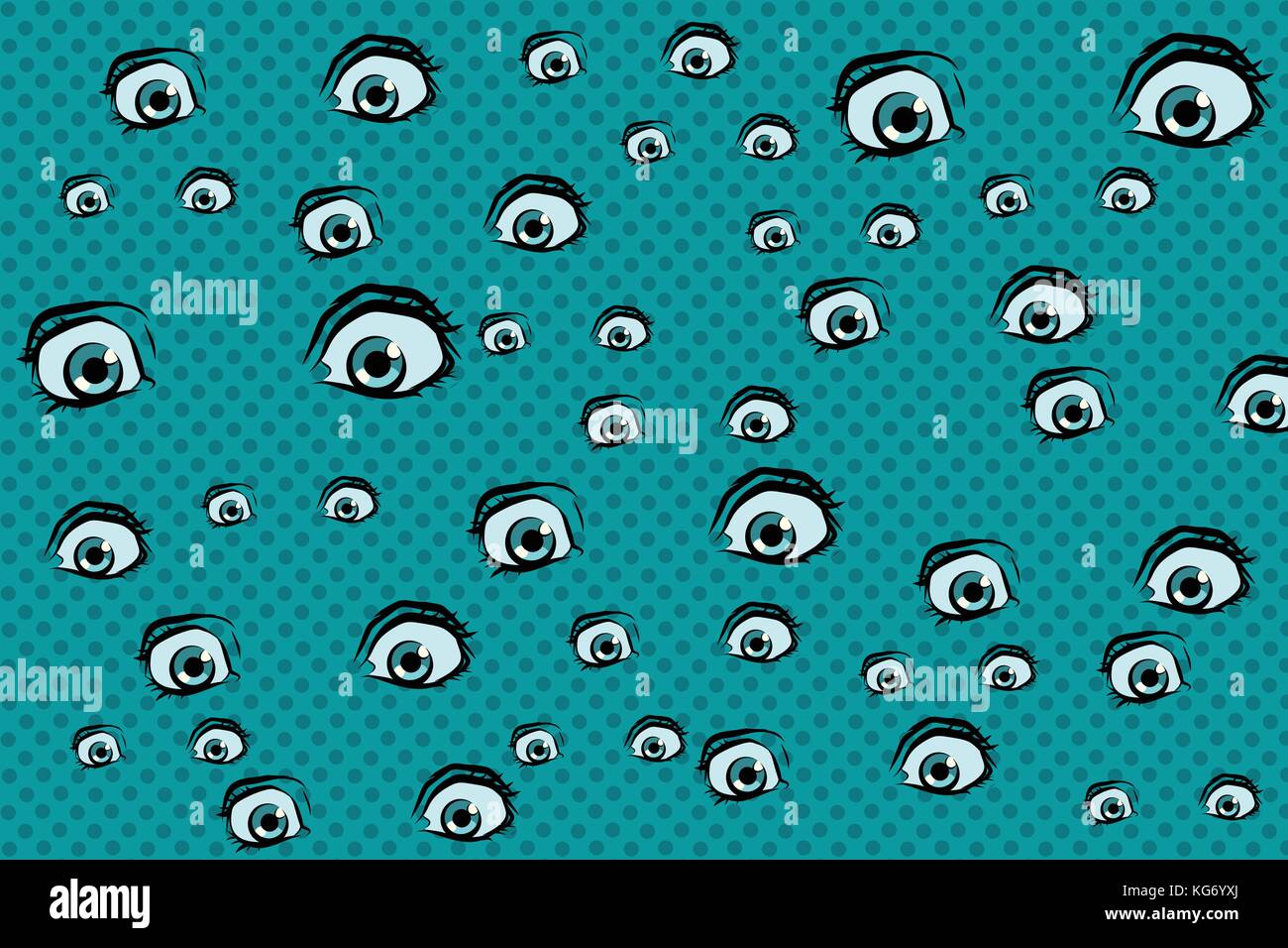 Yeux effrayants Banque de photographies et d’images à haute résolution ...