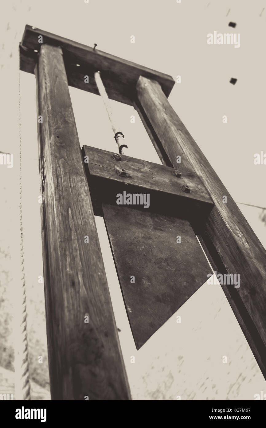 Guillotine execution Banque de photographies et d’images à haute ...