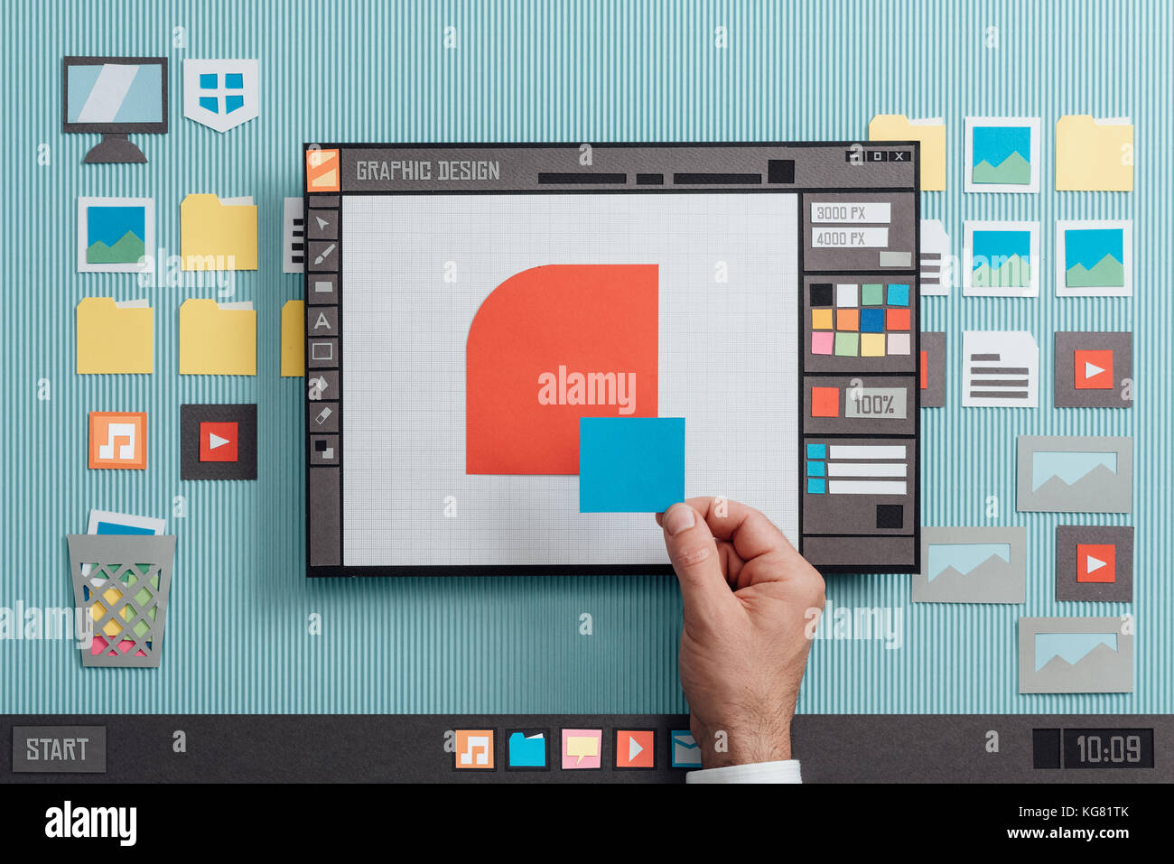 La conception graphique et l'interface du logiciel d'illustration ...