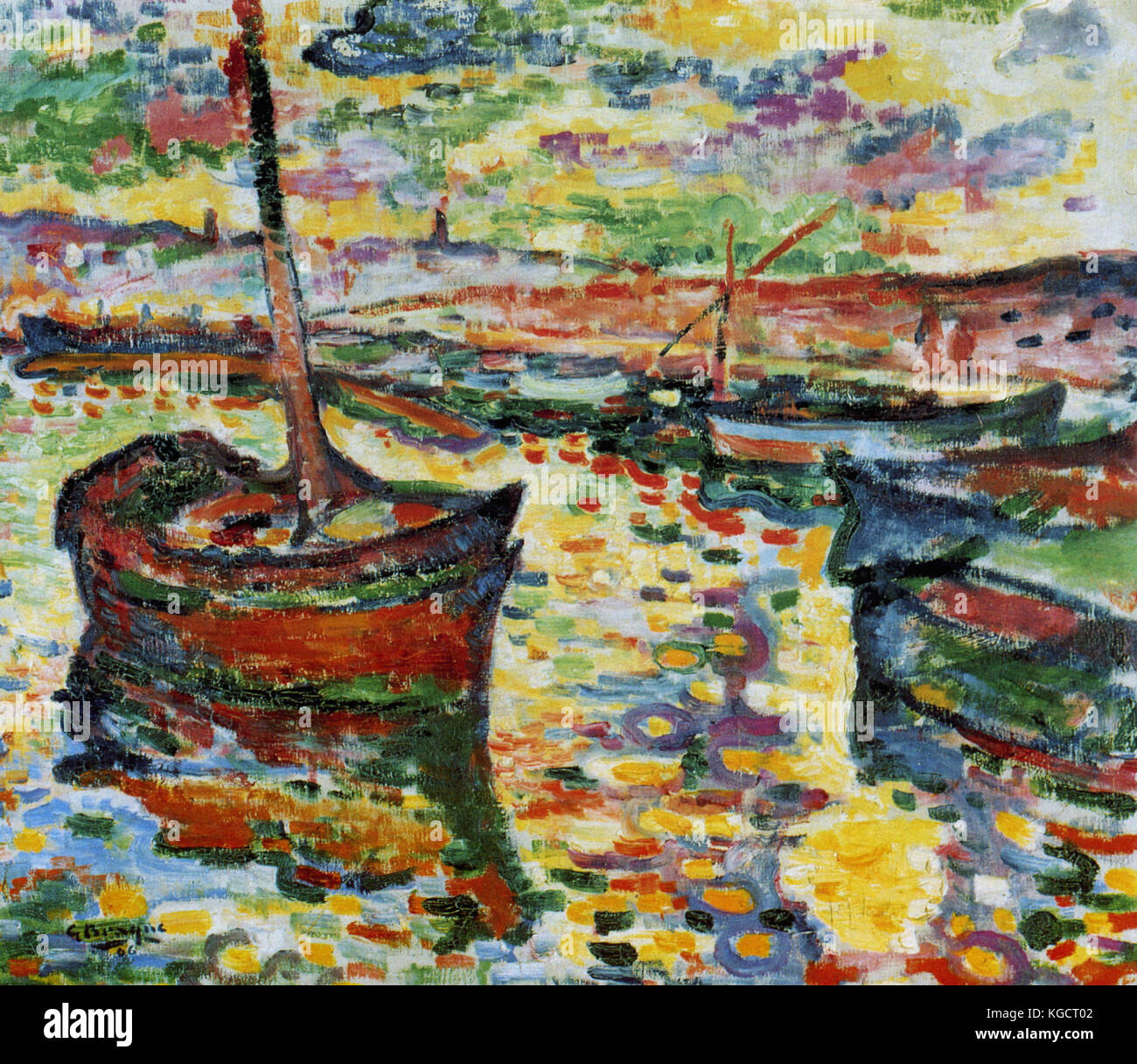 Georges Braque - les barques à collioure Photo Stock - Alamy