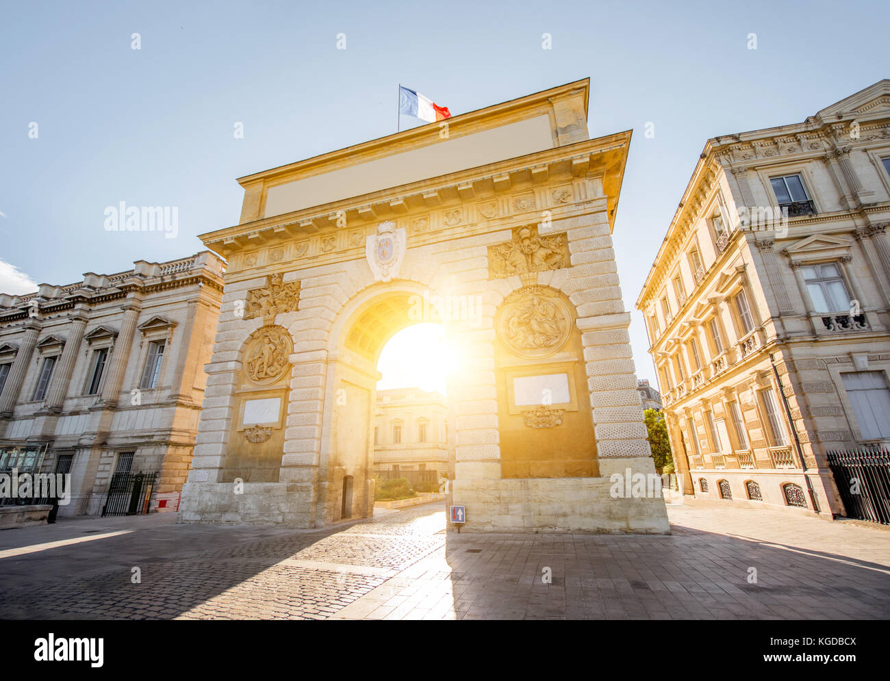 Drapeau de montpellier Banque de photographies et d’images à haute ...
