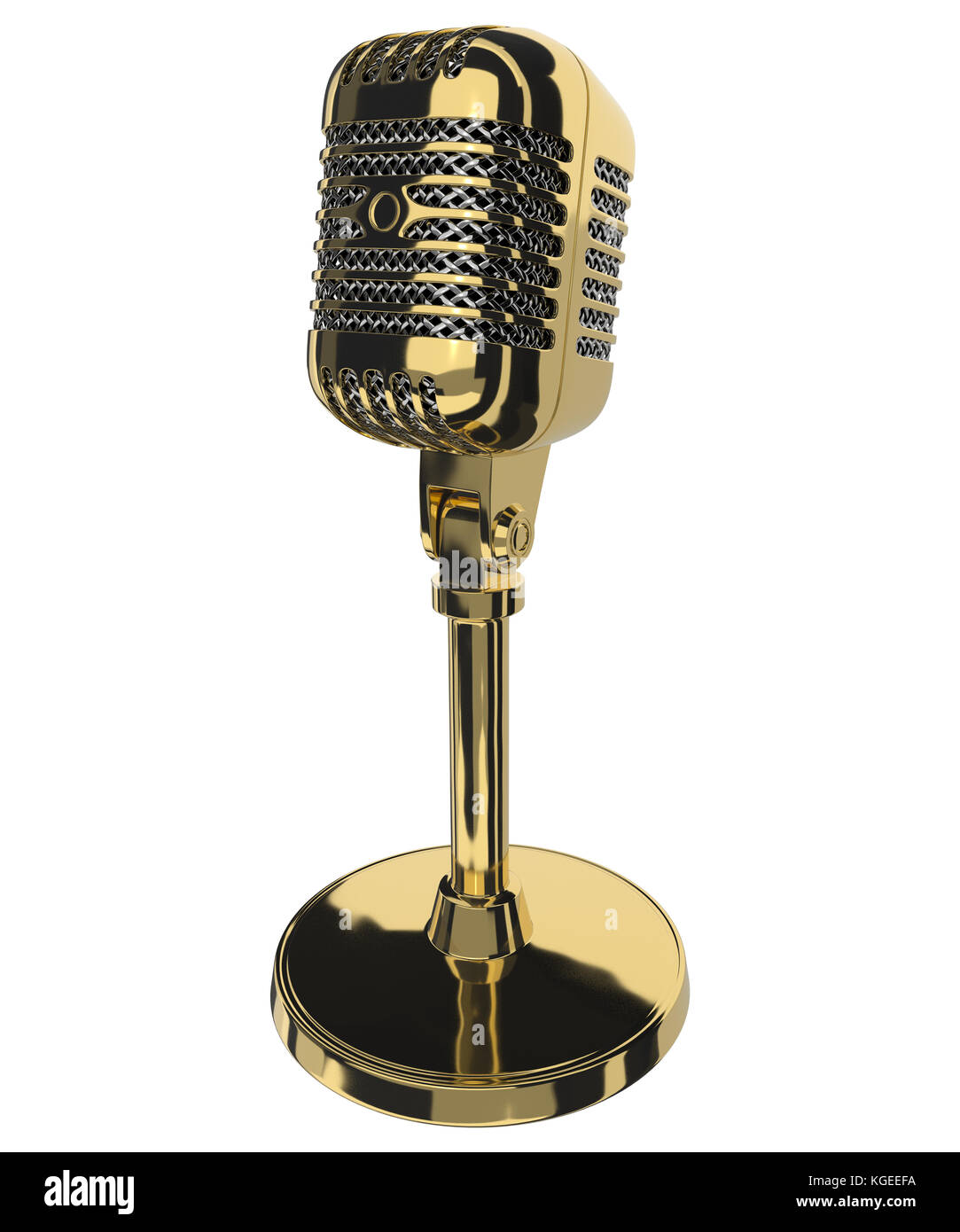 Gold microphone Banque de photographies et d’images à haute résolution - Alamy