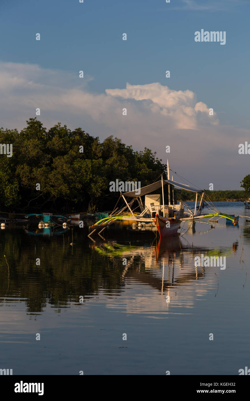 Asie Philippines Cebu Mactan sanctuaire mactan bateaux pompe dans les ...