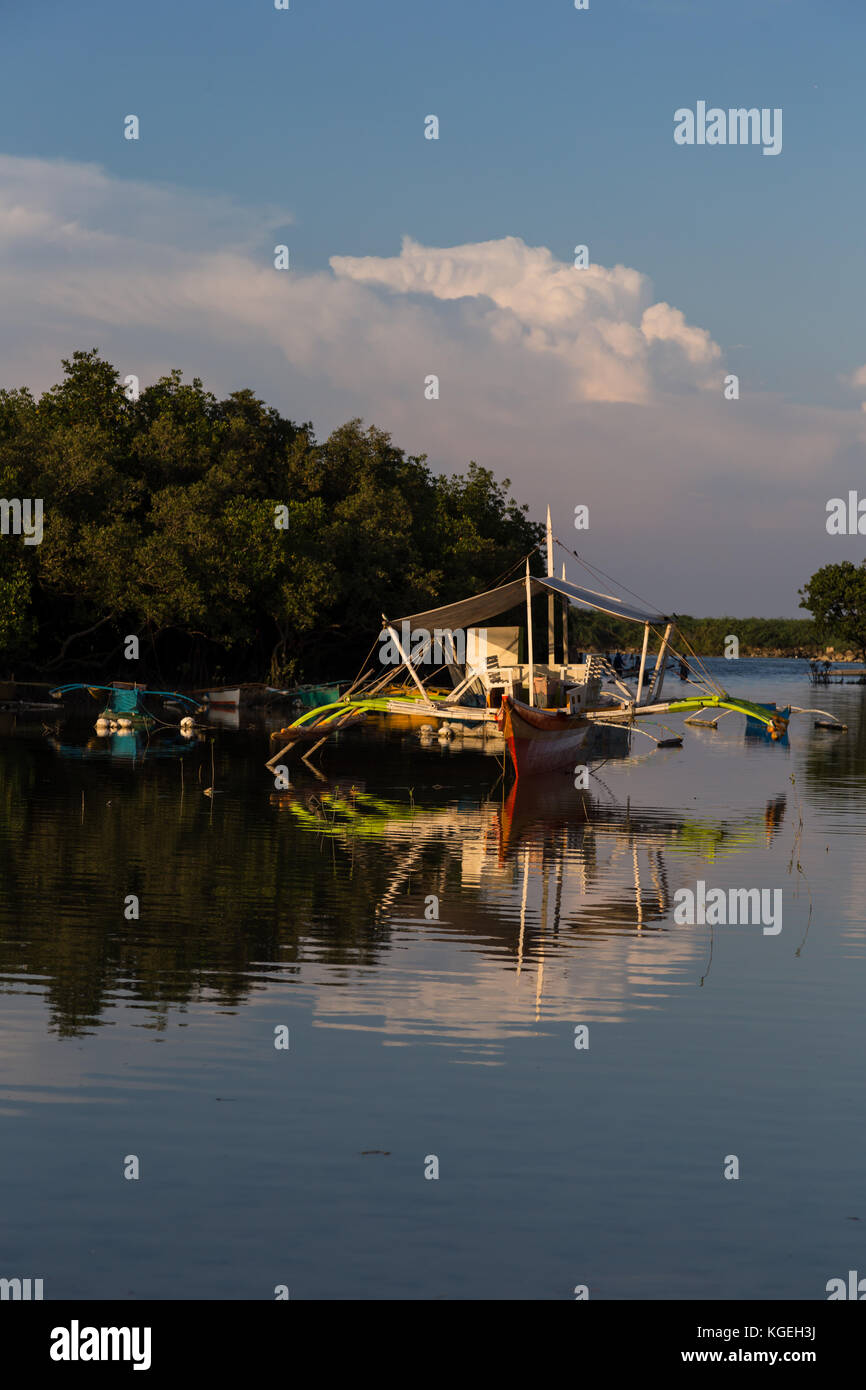 Asie Philippines Cebu Mactan sanctuaire mactan bateaux pompe dans les ...
