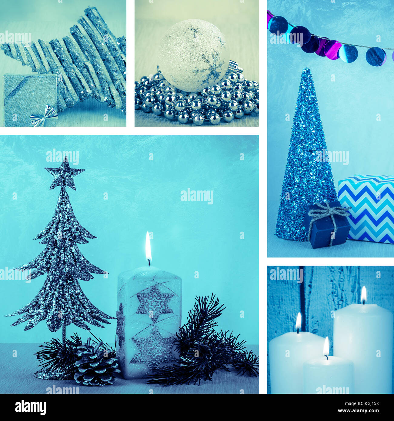 Collage de noël Banque de photographies et d’images à haute résolution ...