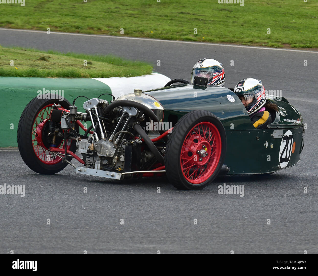 Morgan three wheeler club challenge trophy race Banque de photographies ...