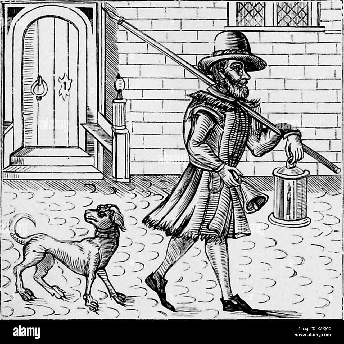 Illustration à l'origine de Bellman of London de Thomas Dekker, un ...