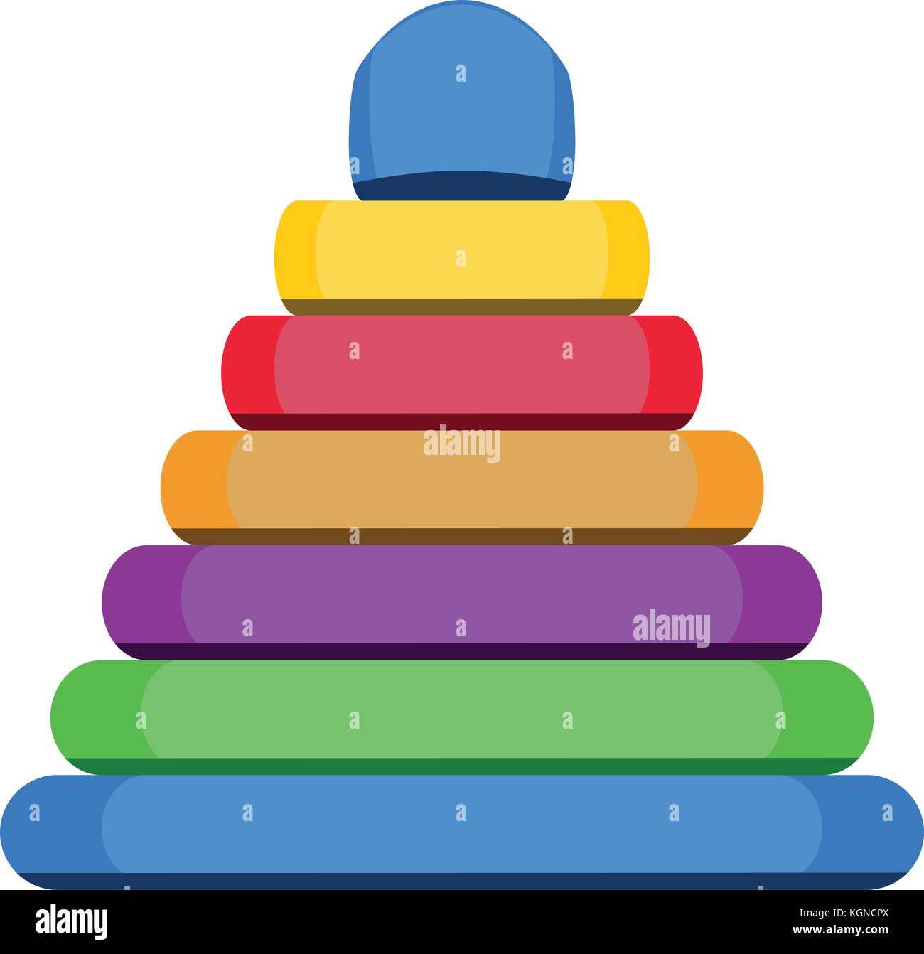 Le jeu de la pyramide Banque d'images vectorielles - Alamy