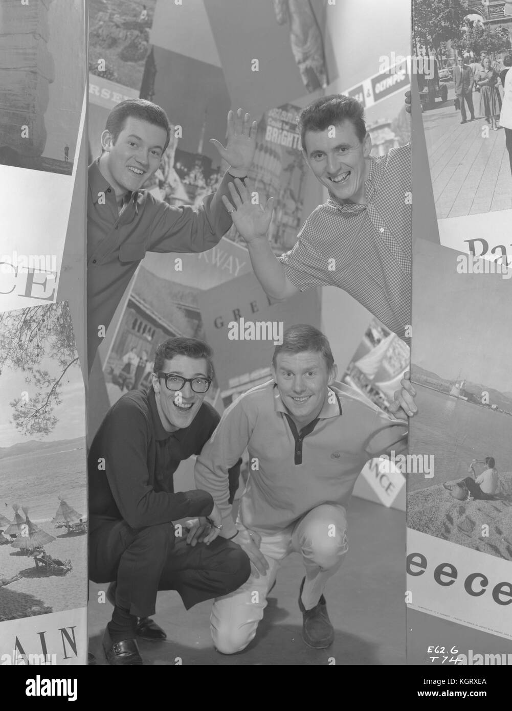 The shadows brian locking Banque d'images noir et blanc - Alamy