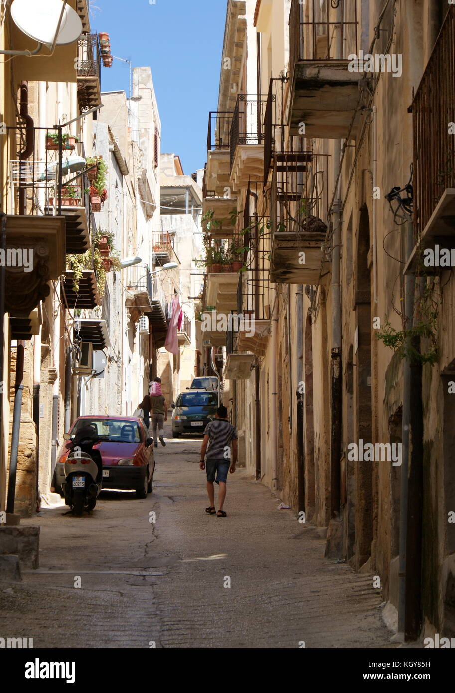 Sciacca street view Banque de photographies et d’images à haute ...