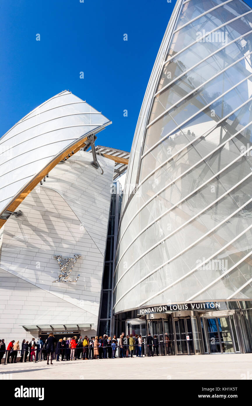 La France Paris 75 8ème Arr Fondation Louis Vuitton Conçu Par L