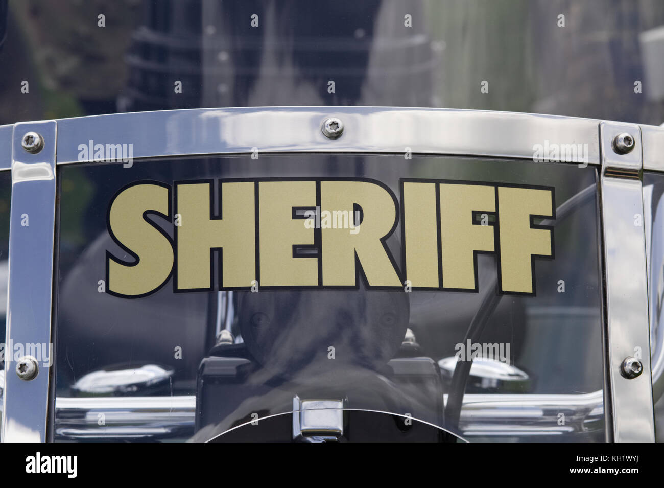Sheriffs motorcycle Banque de photographies et d’images à haute ...