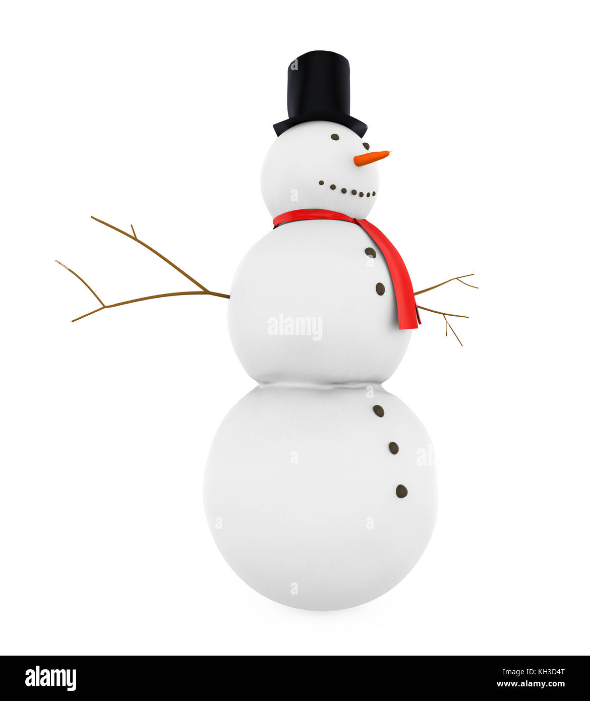 Bonhomme blanc 3d illustration Banque d'images détourées - Alamy