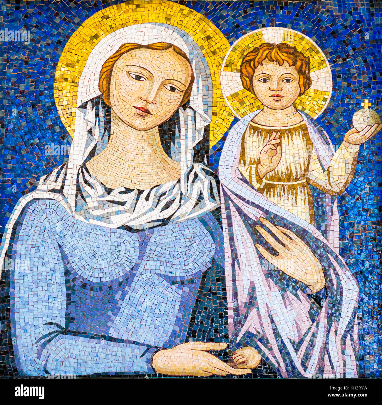 Vierge marie avec christ Banque d'image et photos - Alamy
