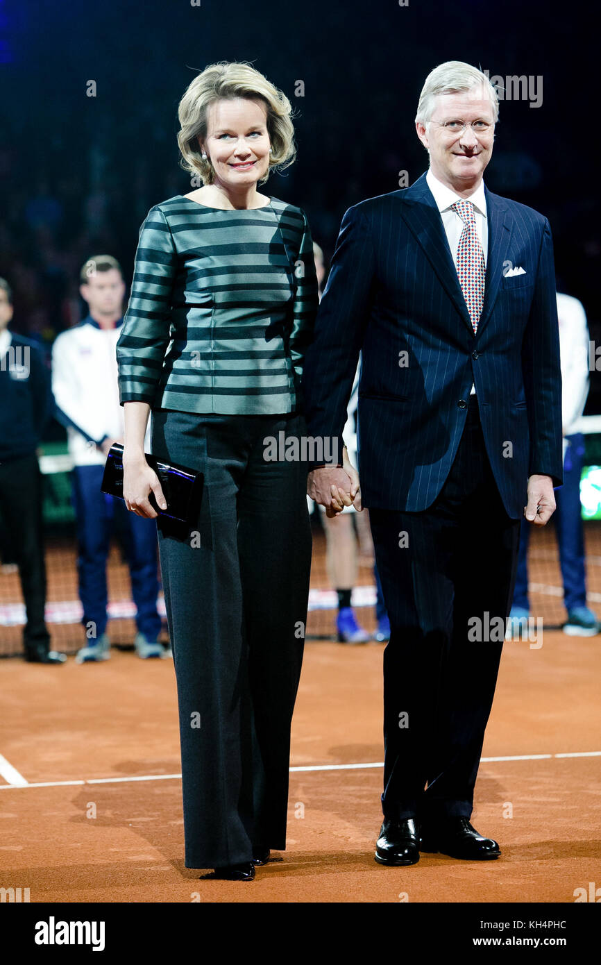 Le roi philippe et la reine mathilde d udekem d acoz Banque de ...