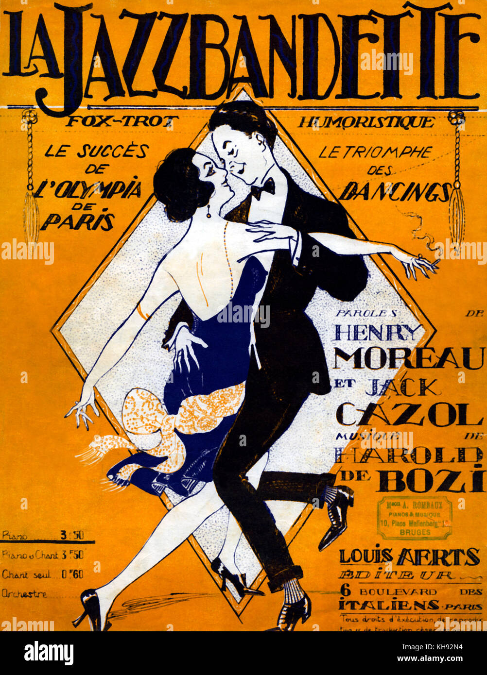 Dancing couple 1920s Banque de photographies et d’images à haute ...