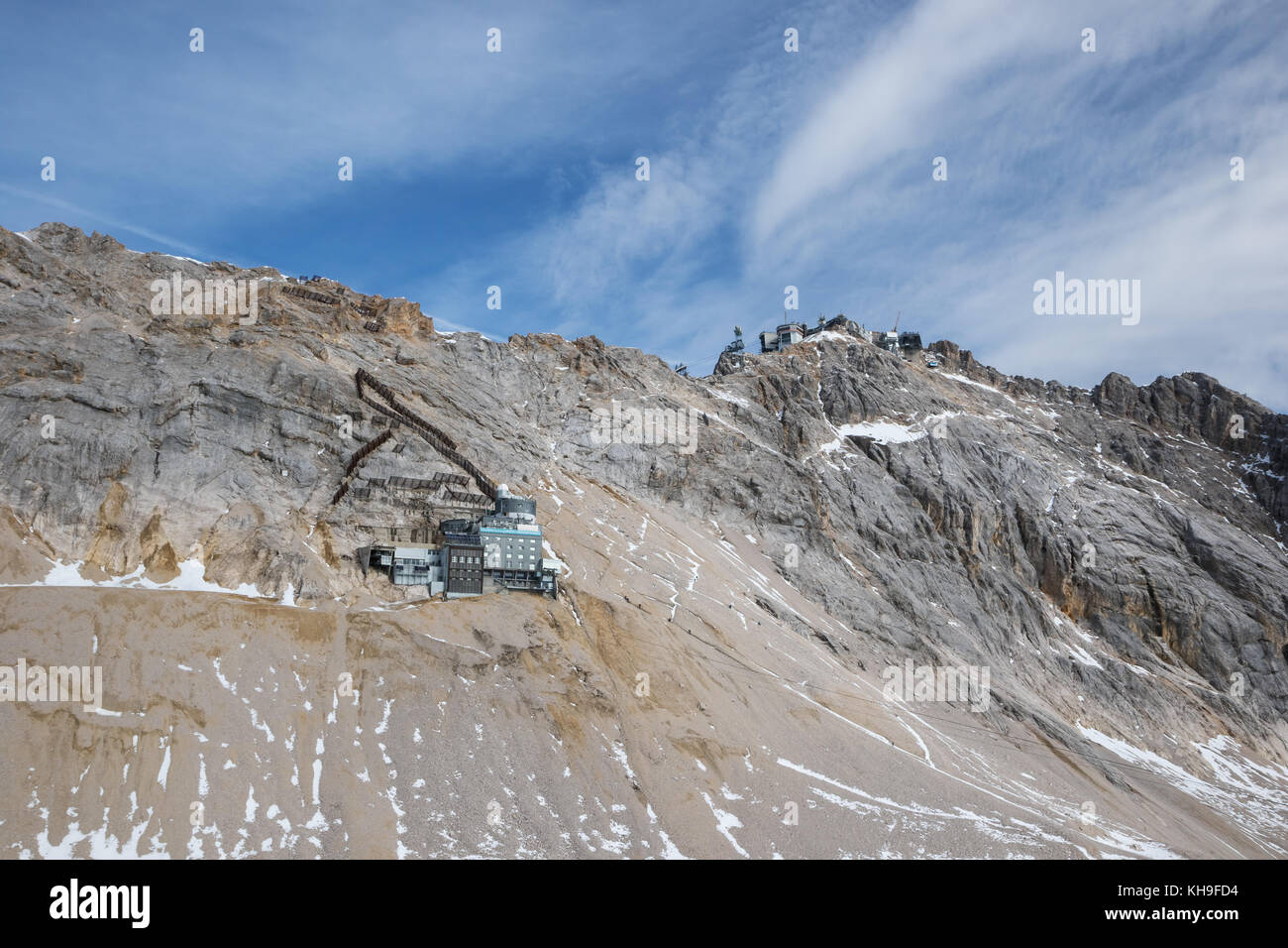 Plateau du glacier zugspitze Banque de photographies et d’images à ...